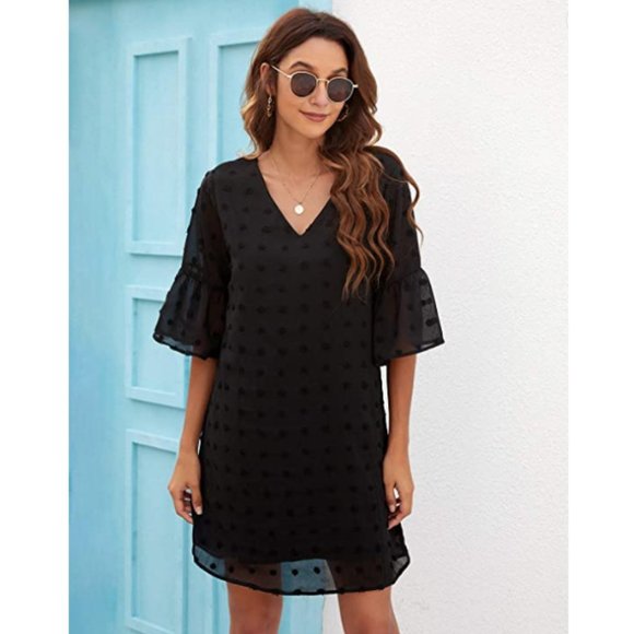 Blooming Jelly | Dresses | Womens White Dresses Short Sleeve V Neck ...